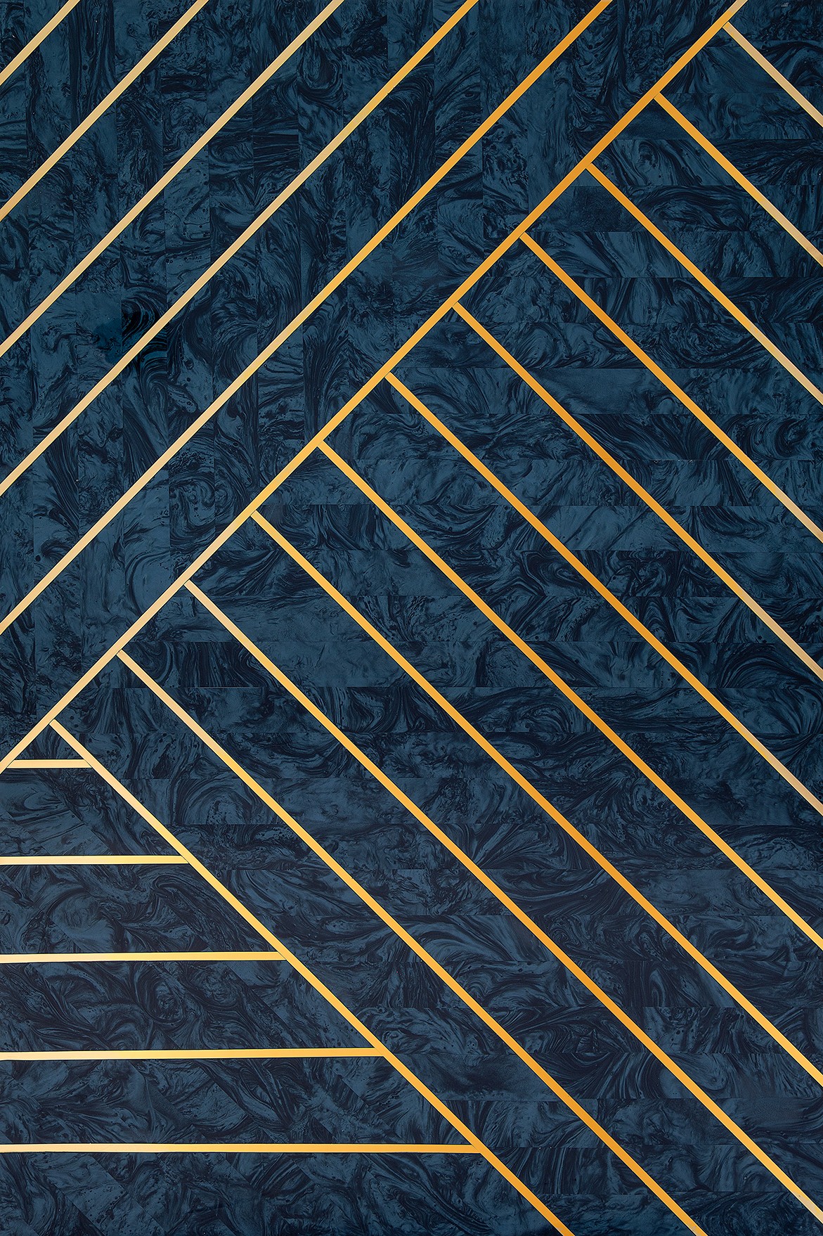 Luxury Modern Brass & Resin Wall Panel | SKIN by Scarlet Splendour